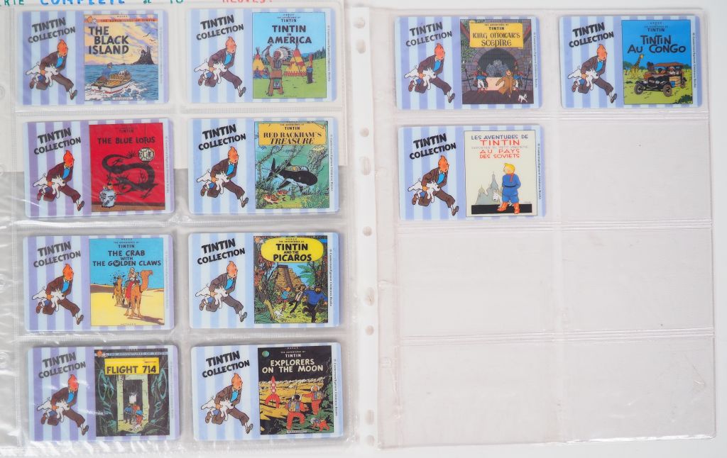 Lot de 19 cartes téléphoniques PHONECARD "UNICOM" TINTIN COLLECTION ...